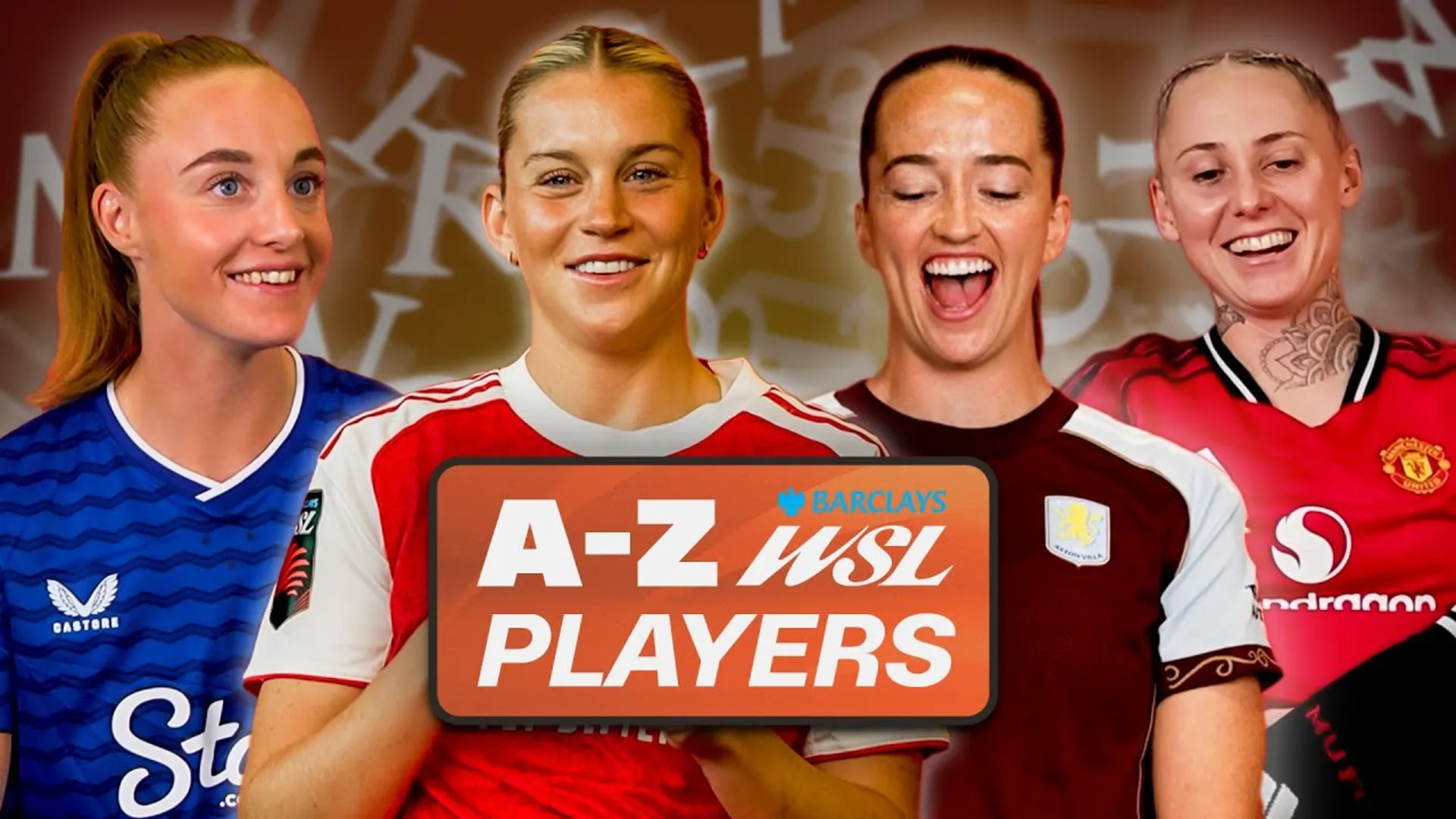 Name a BWSL Player For Every Letter: A-Z Players Challenge | Barclays WSL